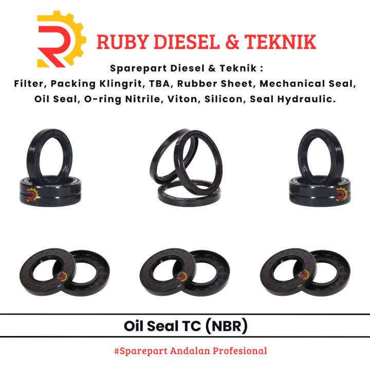 Oil Seal TC NBR 75 95 12 - NBR TC 75*95*12 - NBR Taiwan 75x95x12 | Lazada Indonesia
