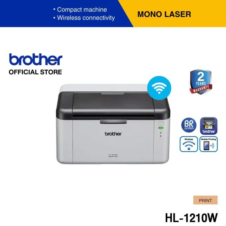 CODBrother HL-1210W Printer ปริ้นเตอร์เลเซอร์ เครื่องพิมพ์เลเซอร์ ขาว ...