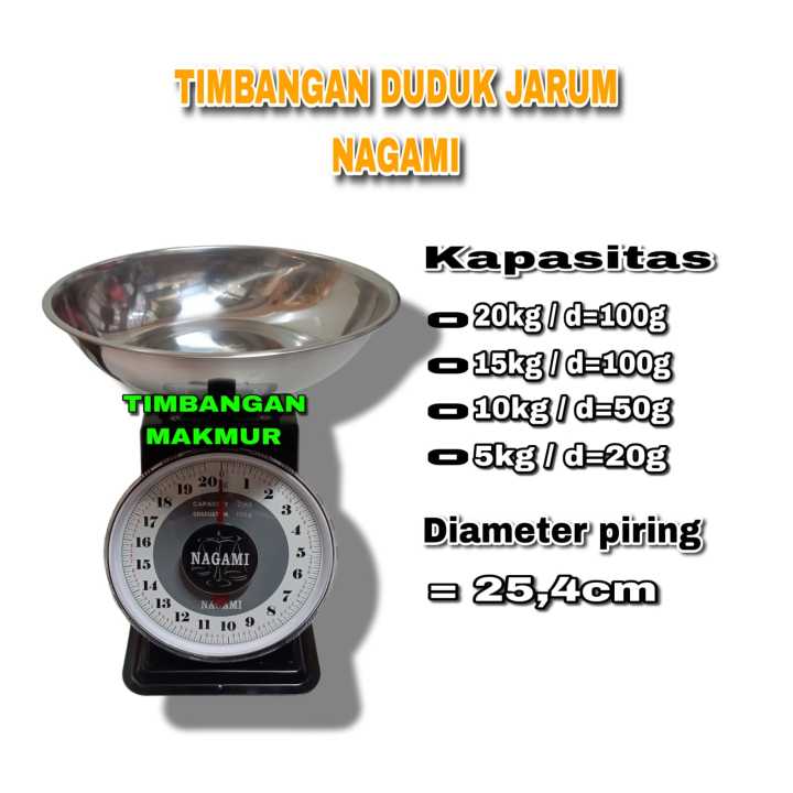 Timbangan Duduk Jarum Nagami | Lazada Indonesia