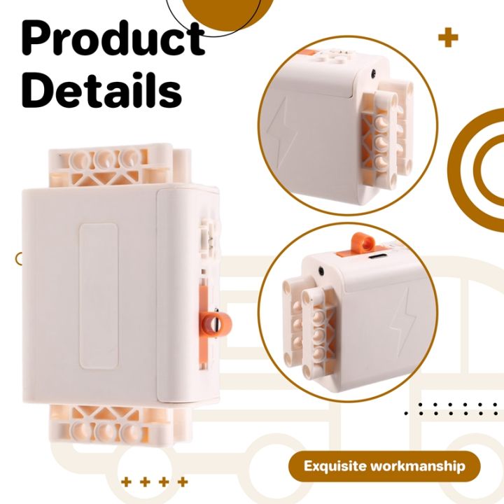 Rechargeable 7.4V AA Battery Box Power Function Electric Motor Building ...