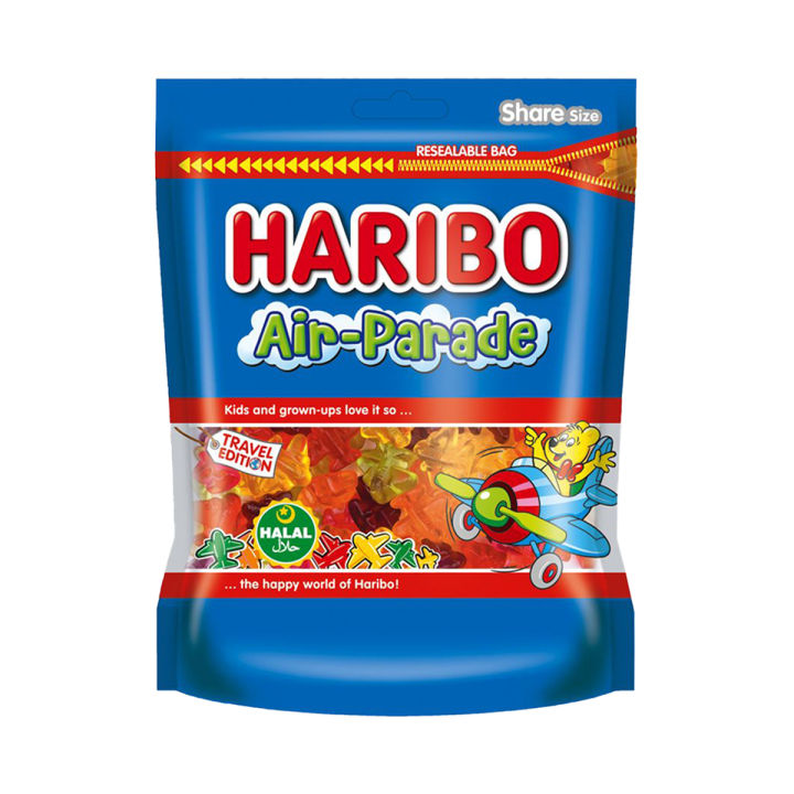 HARIBO Gummi Candy, Air-Parade, Share Size 300g | Lazada PH