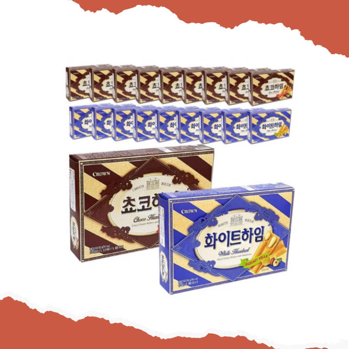DAISO KOREA - Crown Chocoheim Chocolate Wafer 284g | Lazada PH
