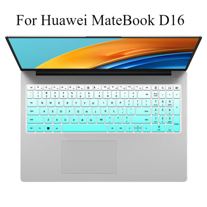 Silicone Laptop Keyboard Skin Cover For Huawei MateBook D 16 D16 SE ...