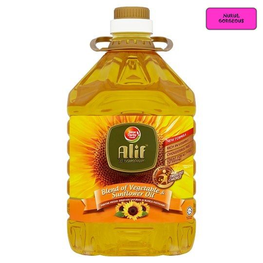 Alif Premium Blend of Vegetable & Sunflower Oil 3kg | Lazada