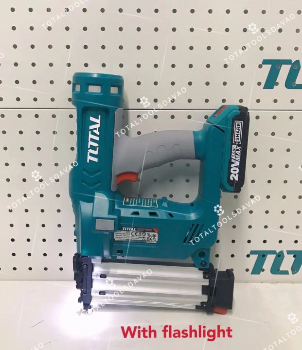 TOTAL Lithium-Ion cordless brad nailer kit 20v TCBNLI2001 INDUSTRIAL ...