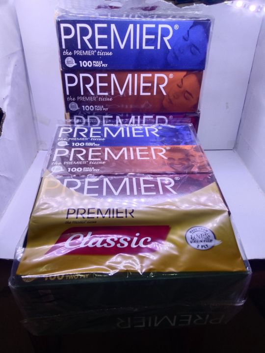 Premier The Premier Tissue Made From 100% Virgin Pulp Two PLY (4 x 100 ...