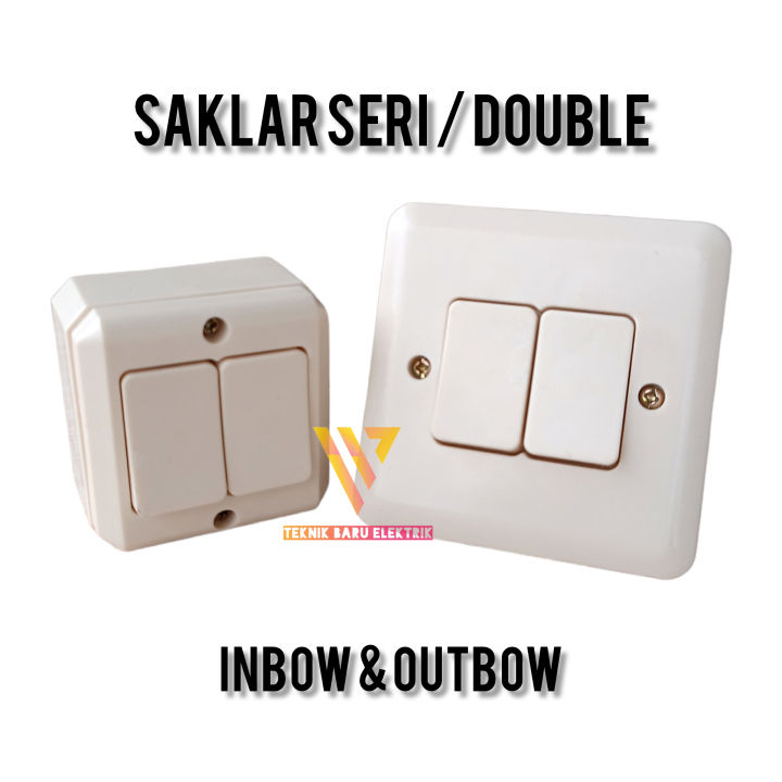 Saklar Seri Inbow New DEXTA IB Outbow Model Tanam Dan Tempel- DX 802 ...
