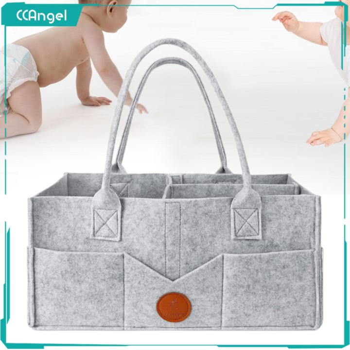 CCAngel กระเป๋าที่เก็บอุปกรณ์เลี้ยงเด็กกระเป๋าผ้าอ้อม Tote พับความจุ ...