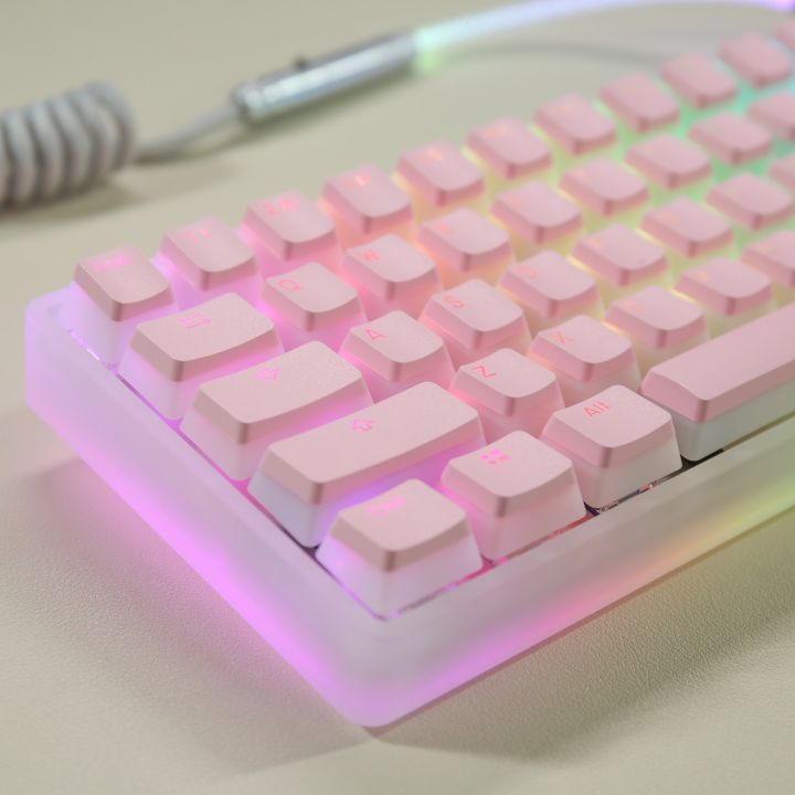 Pudding Keycaps PBT Double Shot Injection Keycap Mechanical Keyboard ...