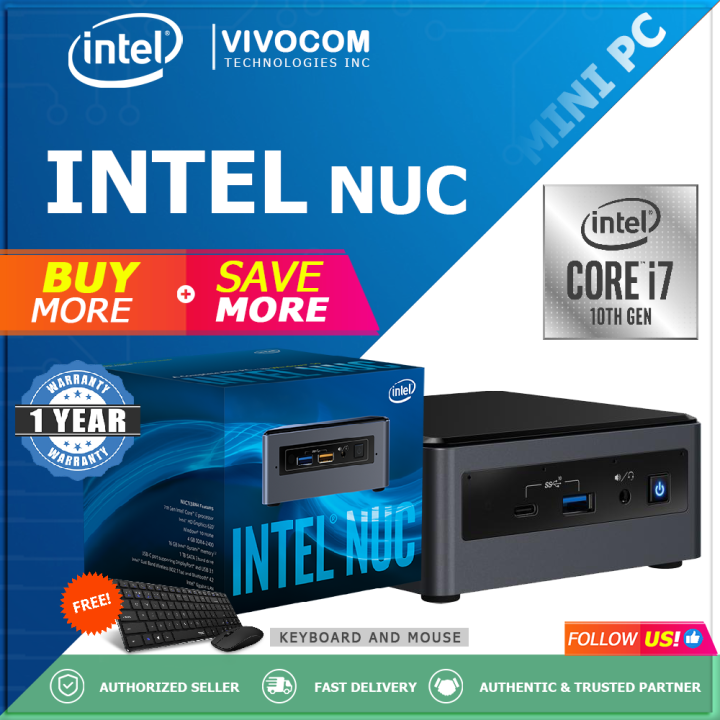 INTEL NUC (BOXNUC12wshI7) CORE I7 12TH GEN / 8GB DDR4 2666MHZ MEMORY SODIMM / STORAGE: 500GB SSD ...