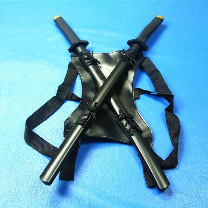 koolsoo Sword Back Scabbard Dual Sword Samurai with Shoulder Straps ...