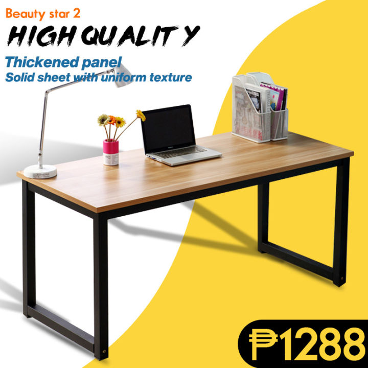 table Home office desk Computer Desk Large, clean and efficient office Easily carry 4 adults ...
