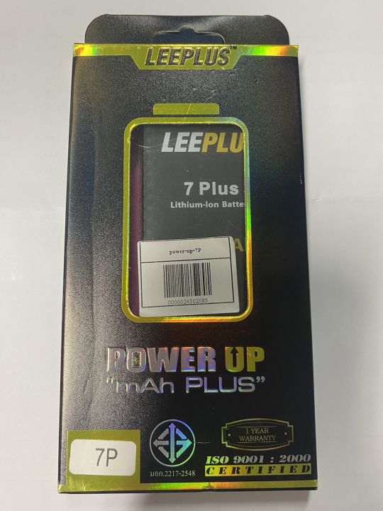Leeplus แบตสำหรับ 6/6p/6s/6sp/7/7p/8/8p/x/xr/xs max/11/11pr/11pm/12 ...