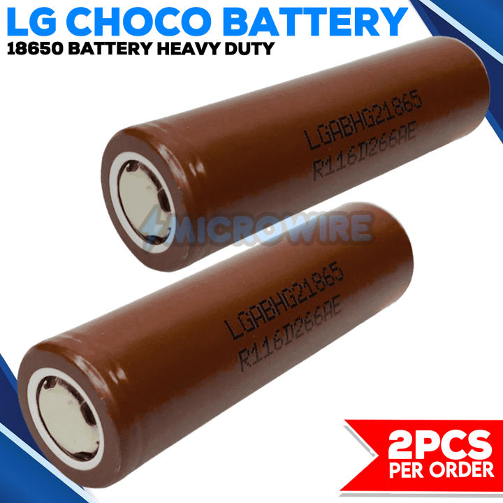 2pcs LG choco 18650 Rechargeable battery flashlight can use 1pair (2pcs ...
