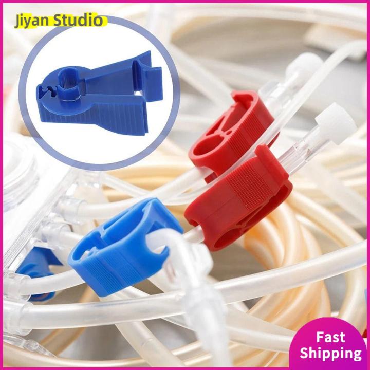 JIYAN2866 Universal Dialysis Bag Clamp Anti-slip Durable Catheter Tube ...