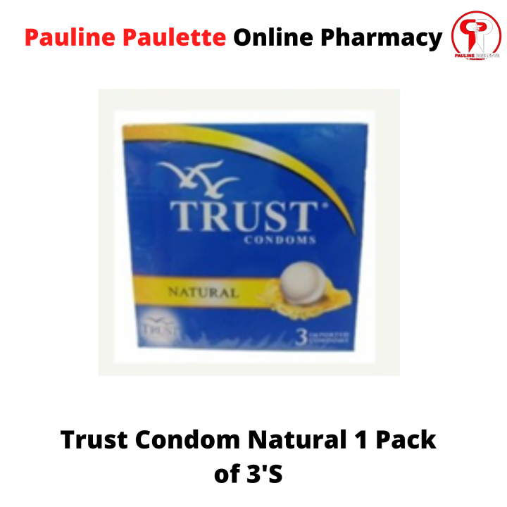 Trust Condom Natural 1 Pack of 3'S | Lazada