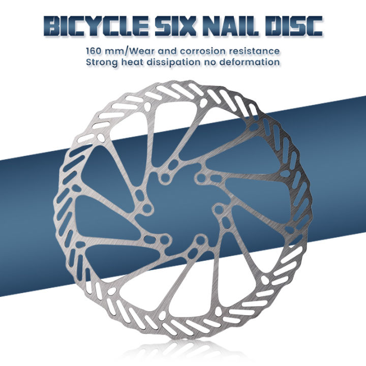 MTB Bike Rotor Disc Brake Rotor 160MM Rotors with 6 Bolts Rotor for BMX ...