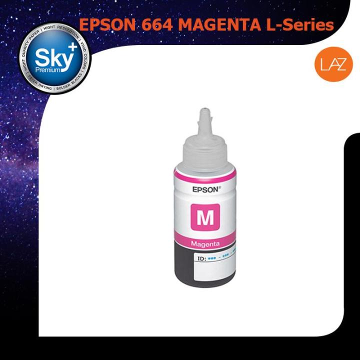 Epson 664 Magenta C13T664300 L-Series Ink | Lazada.co.th