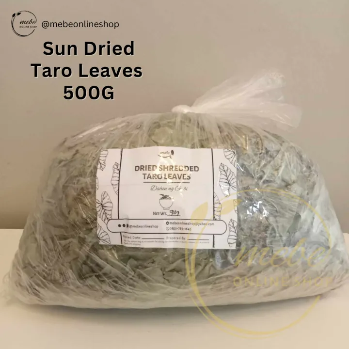 500g-1kg Sun Dried Taro Leaves / Laing / Katnga / Natong (DIRECT ...
