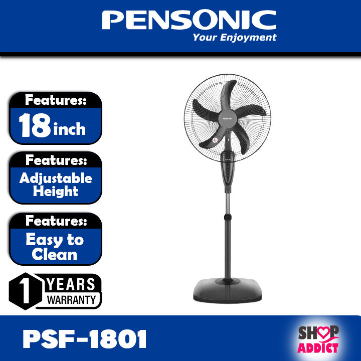 PENSONIC STAND FAN/ KIPAS KAKI 18 PSF-1801 | Lazada