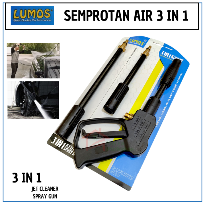 Gun jet cleaner panjang 3 in 1 stik- Gun untuk steam high pressure ...