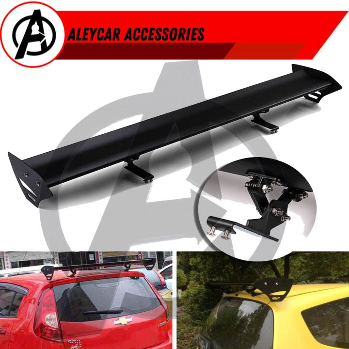 GT Style Adjustable SINGLE Aluminum Hatchback Spoiler | Lazada