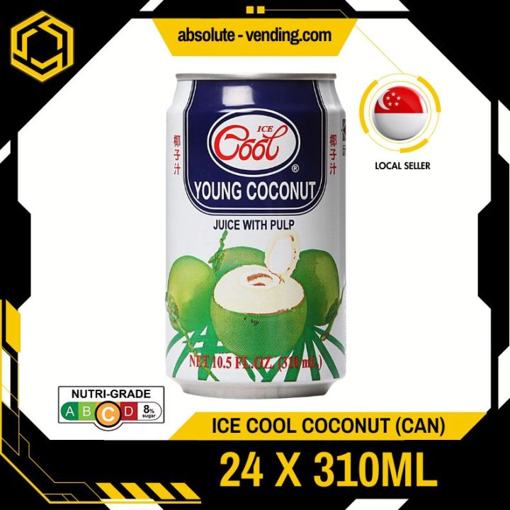 ICE COOL Coconut 310ML X 24 (CAN) | Lazada Singapore