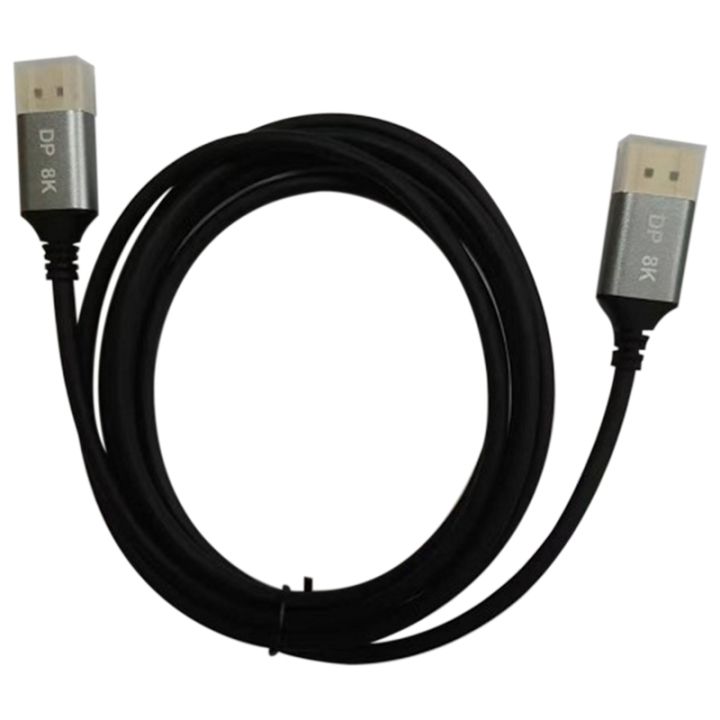 X9DP1.4 8K 60Hz Ultra HD Displayport Male to Male -Compatible Computer ...
