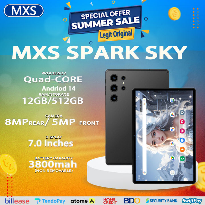 SPARK SKY tablet android tablet for kids 12GB+512GB 3800mAh Dual SIM ...