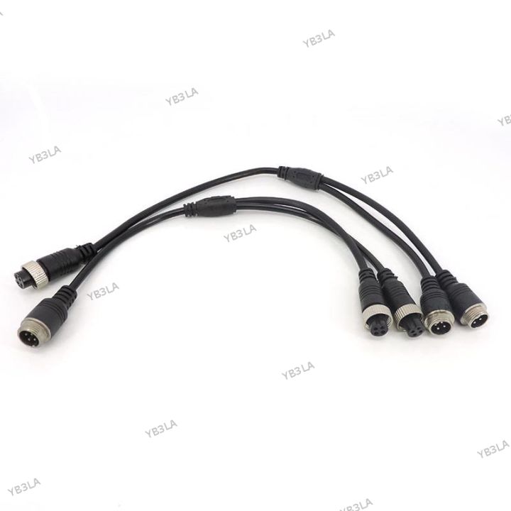 M12 gx12 4Pin Aviation Head to Male female to 2 way male Female ...