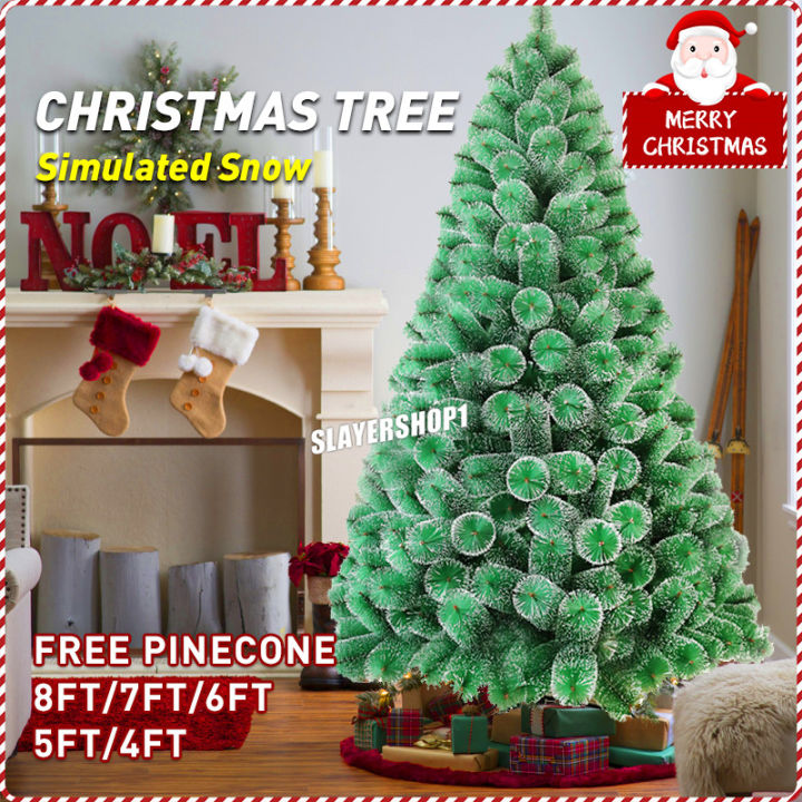 [210CM 180CM 150CM ] Pohon Natal Christmas Tree Besar Pohon Terang ...