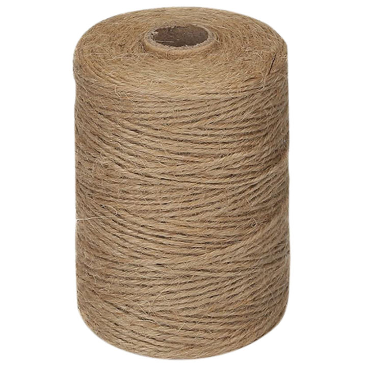 200M/ Roll 2mm Jute Twine Natural Thick Brown Twine for Home Gardening ...
