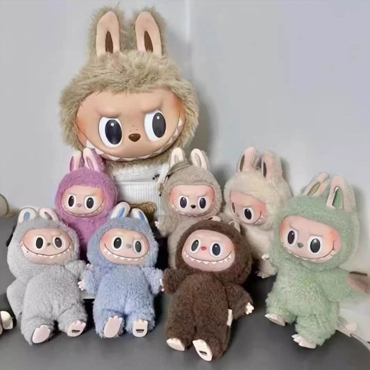 Labubu The Monsters Macaron Plush Doll Series Blind Box Trendy Figure ...