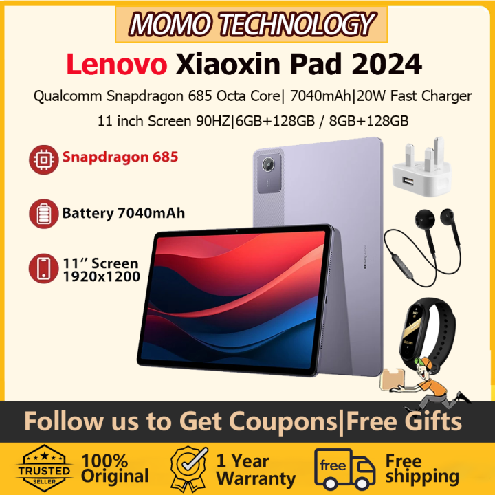 Lenovo Xiaoxin Pad 2024 Tablet| 11Inch Lenovo Tab|Snapdragon 685 Octa ...
