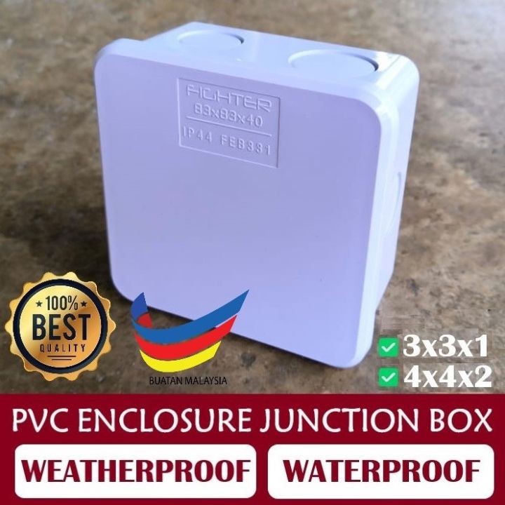 READY STOCK Weatherproof PVC Enclosure Junction Box / Electrical Box ...