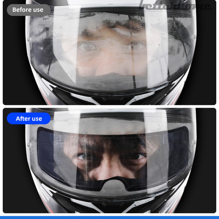 Helmet Anti Rain Fog Film Rainproof Membrane Anti-fog Helmet for Safe ...