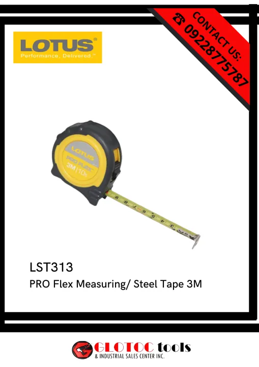 LOTUS PRO Flex Measuring/ Steel Tape | Lazada PH