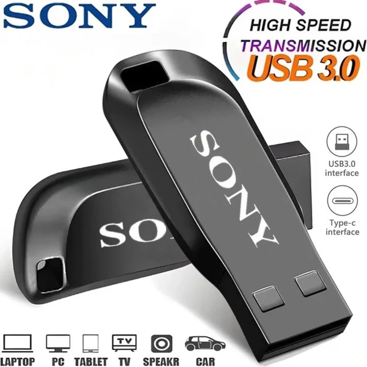 Sony 2TB USB 3.0 Pen Drive 1TB 512GB High Speed Transfer Metal SSD ...