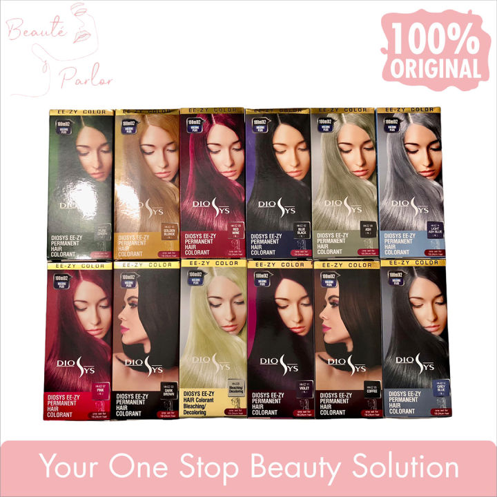 Diosys Permanent Hair Color 100 ml / Cat Rambut Diosys / Pewarna Rambut ...