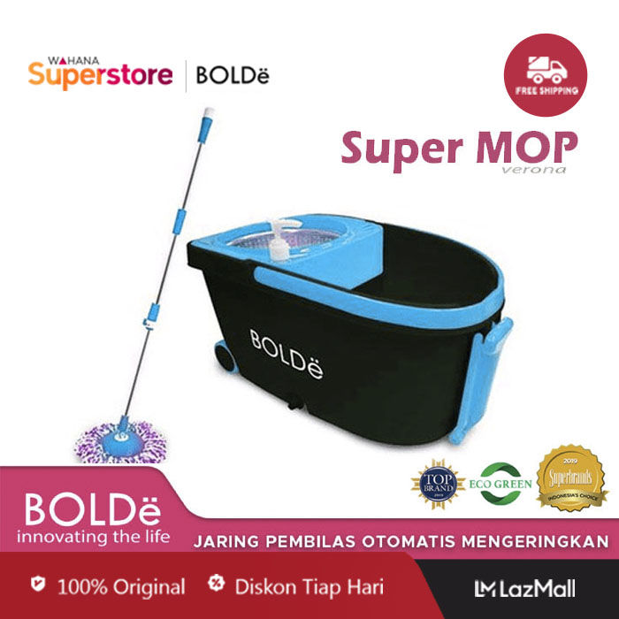 Bolde Super MOP Verona - Hitam biru | Lazada Indonesia
