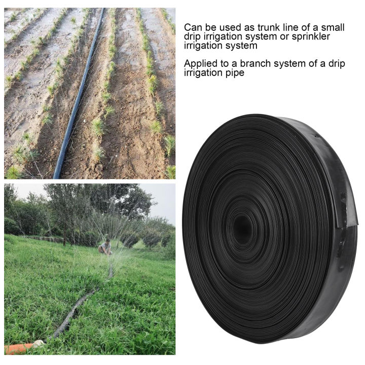 Flat Seeper Soaker Hose PE Drip Irrigation Tubing Confined Planting ...