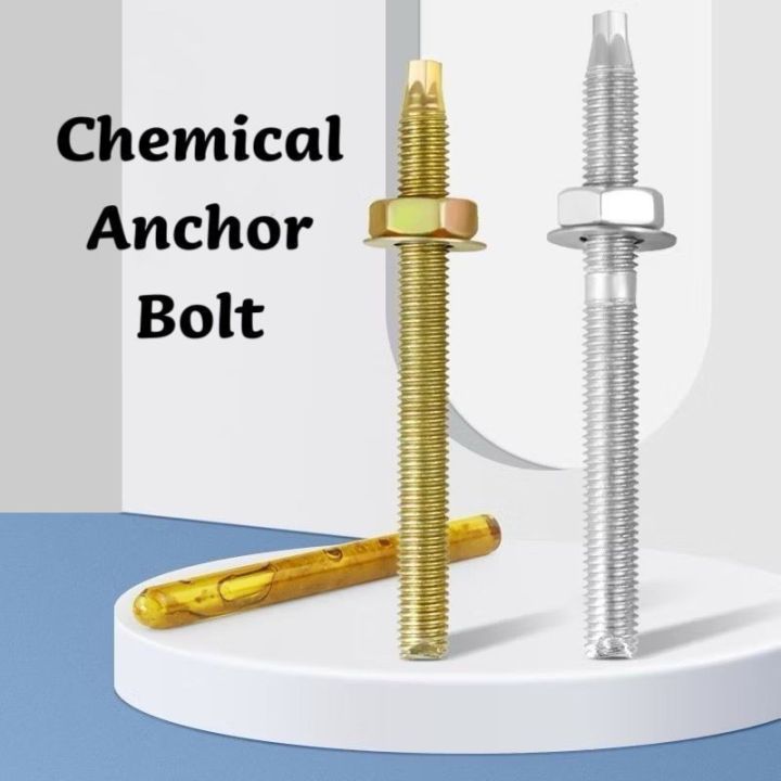 M10 M12 M14 M16 M18 Carbon Steel Chemical Glass Capsule Chemical Bolt ...