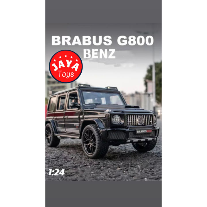 DIE CAST MERCEDES BENZ BRABUS G800 Skala 1:24 ** MINIATUR MOBIL DIECAST ...