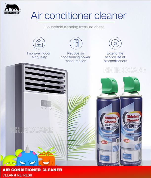 Air Cond Cleaner Home DIY Air Conditioner Air-Cond Coil Cleaner 500mL ...