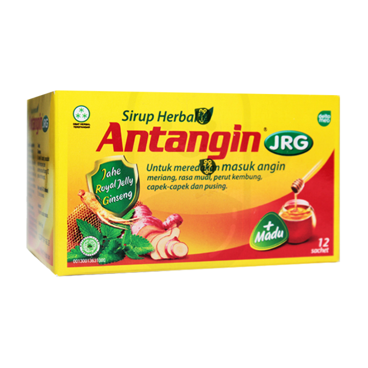 Antangin JRG Sirup Herbal (1 Box) 12 Sachets /Antangin | Lazada