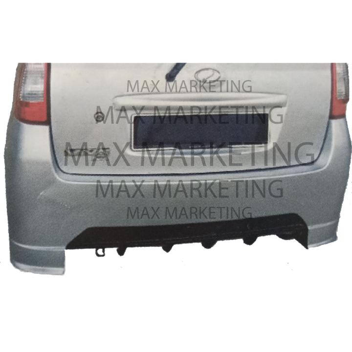 B1155 PERODUA VIVA REAR BUMPER (SPORTIVO) (FIBER) | Lazada