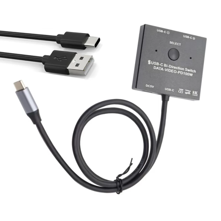 USB C Switcher, BiDirectional KVM Switcher for Seamlessly Device ...