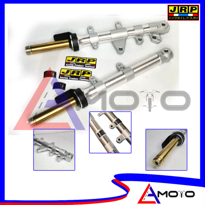 JRP FRONT SHOCK ASSEMBLY GOLD MIO / MIO125 /SNIPER 150 / RAIDER150 /FI/ AEROX NMAX / WAVE125 ...