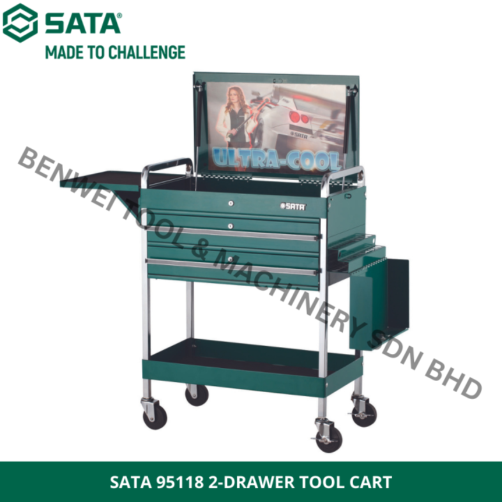 TOOL CABINET SET / TROLLEY BOX / SATA 95118 2-DRAWER TOOL CART / TOOL ...