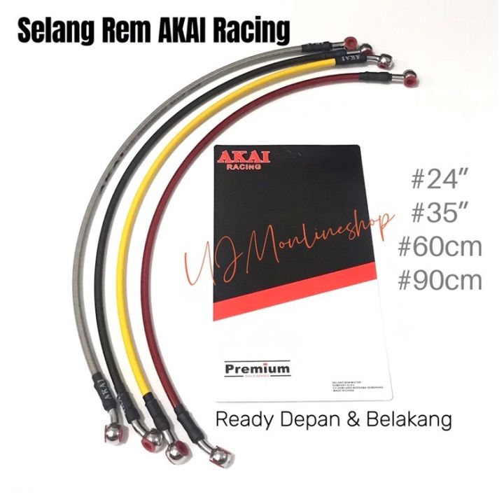 Selang Rem Variasi AKAI Premium Original Ukuran Depan & Belakang ...
